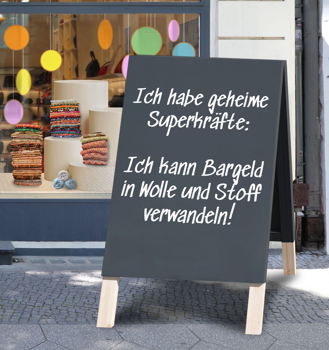 Mit diesen Aufstellersprüchen ziehst du Kunden magisch in deinen Laden ...